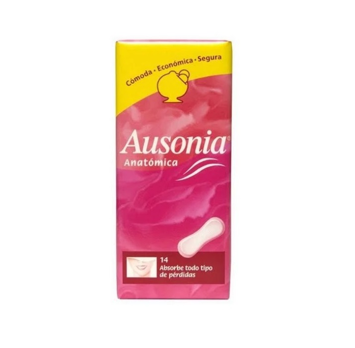 Ausonia Compresas Anatómica 14 unidades