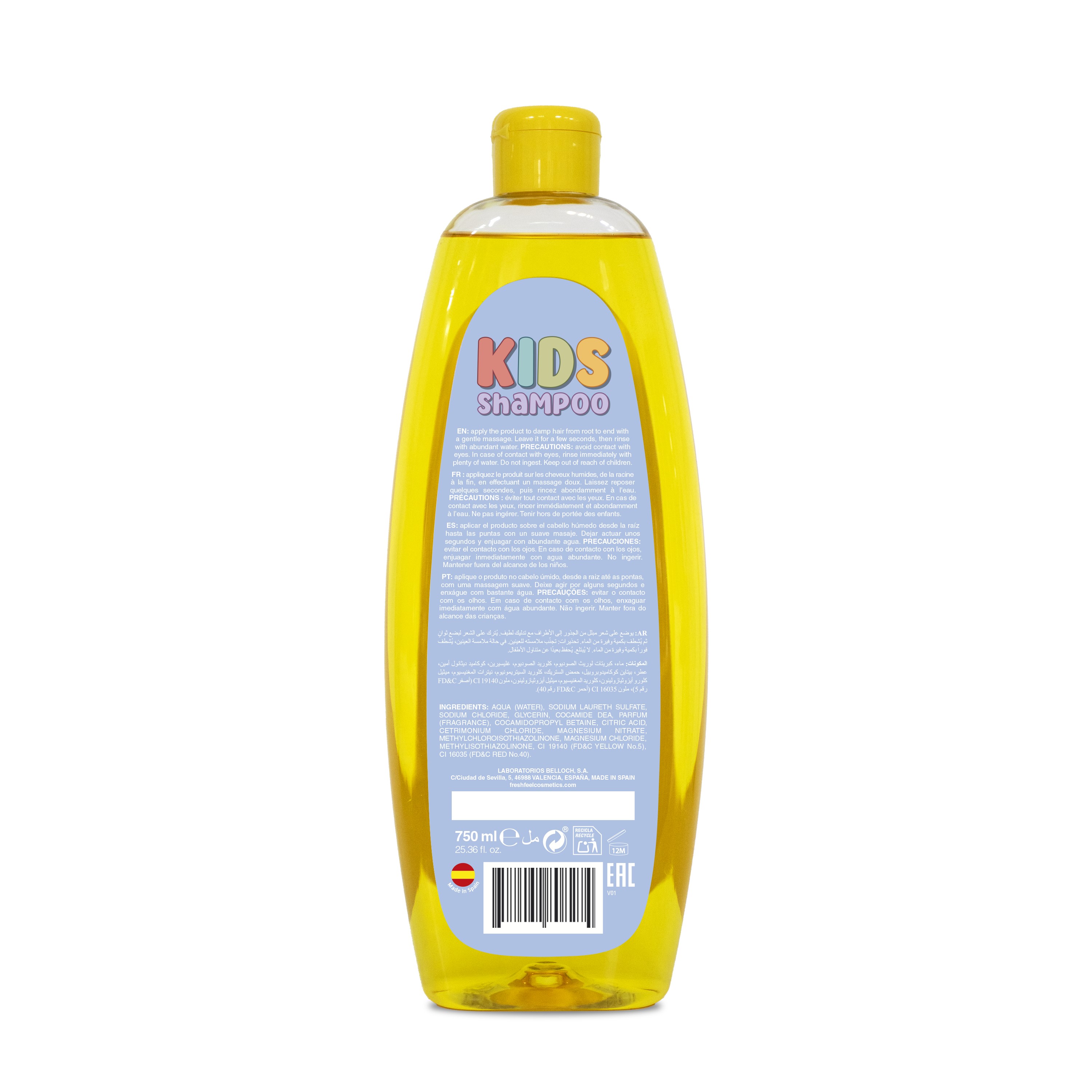 Fresh Feel Champú para niños 750 ml