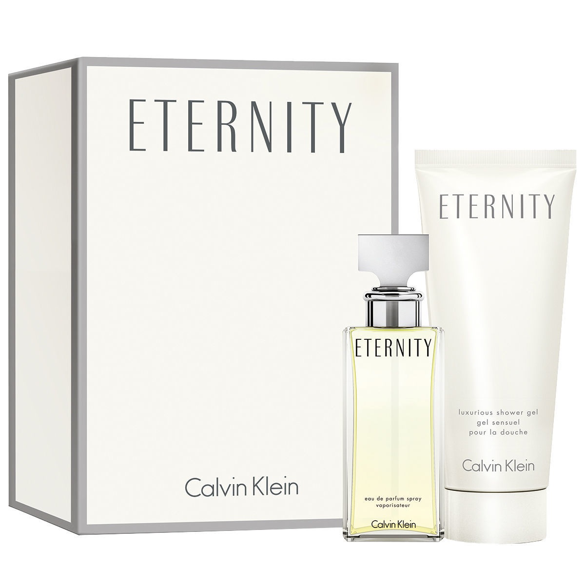 CK Eternity eau de parfum 30 ml + body locion 100 ml Set Regalo.