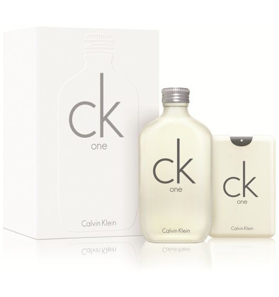 Calvin Klein, Ck One eau de toilette 100 ml vapo + eau de toilette 20 ml vapo Set Regalo.