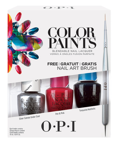 Opi color Paints Art Tool, set regalo, que se compone de: laca de uñas ...
