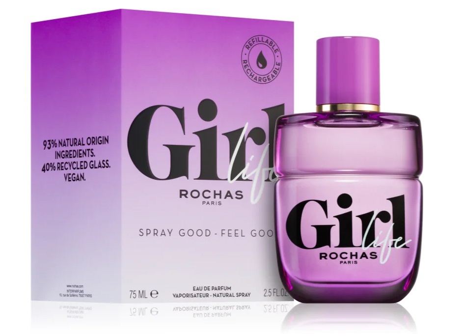 Rochas Girl Life Eau de Parfum 75 ml vaporizador Recargable