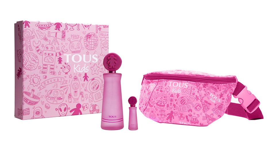 Tous Kids Girl Eau de Toilette 100ml + Mini 4 ml + Riñonera Tous Kids ...